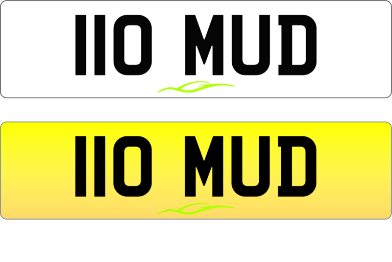 110 MUD Number Plate - Selecting Gear
