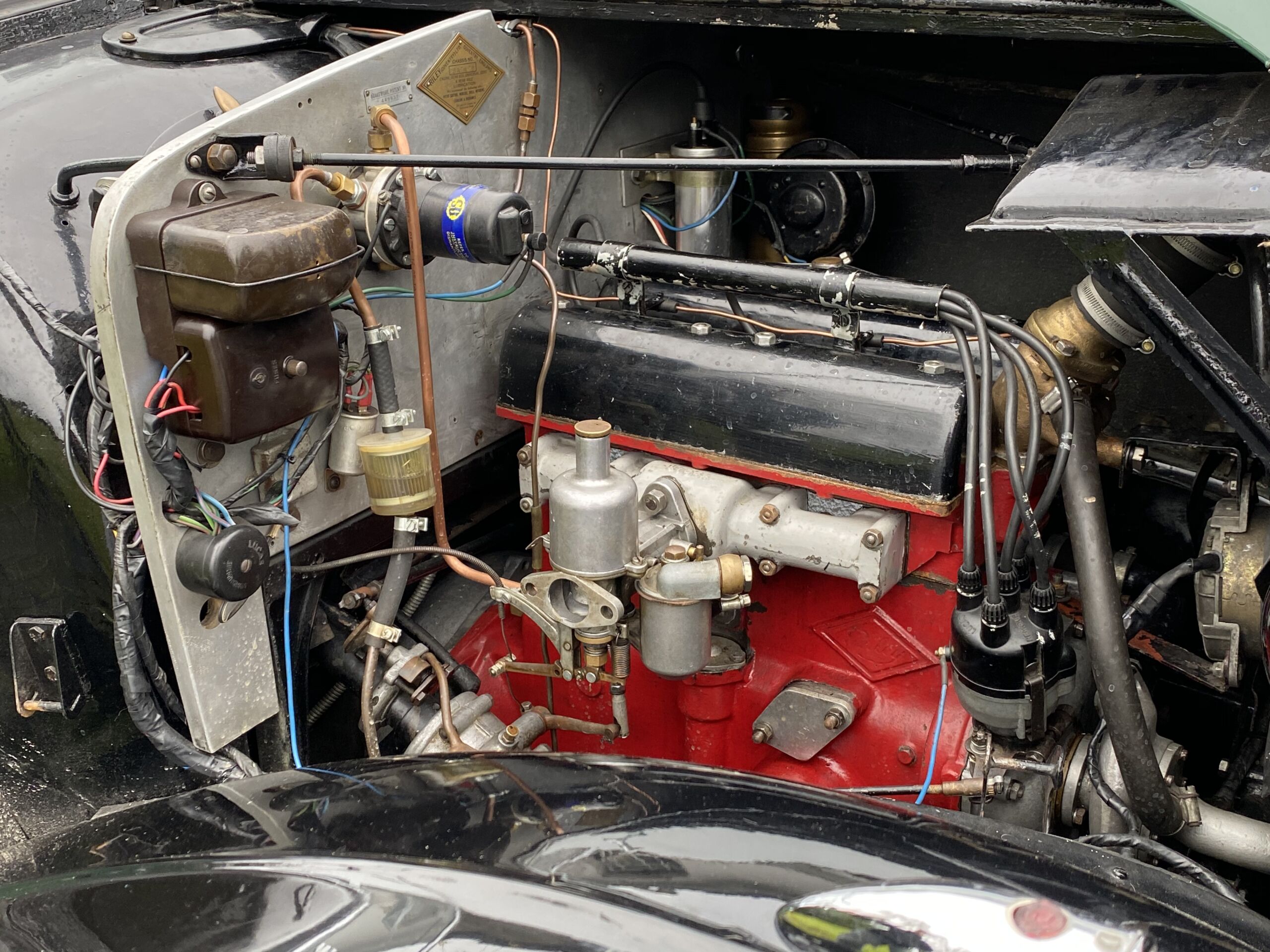 1938 Riley 12/4 TOURER - Selecting Gear